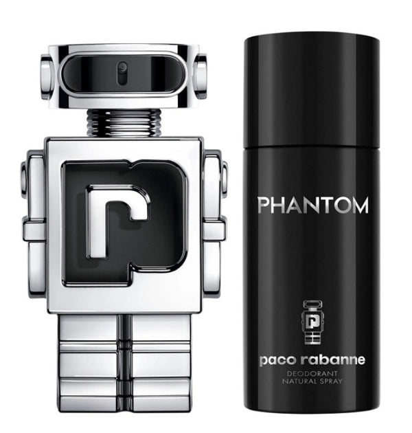 Paco Rabanne Phantom Set For Men Eau De Toilette 100ml + Spray 150ml ...