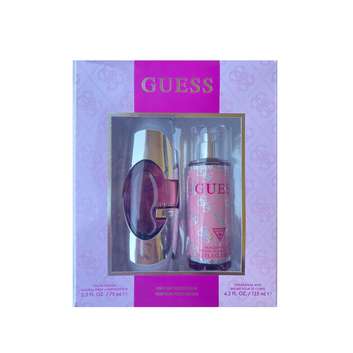 Guess Pink Set For Women Eau De Parfum 75ml + Body Mist 125ml | O2morny.com