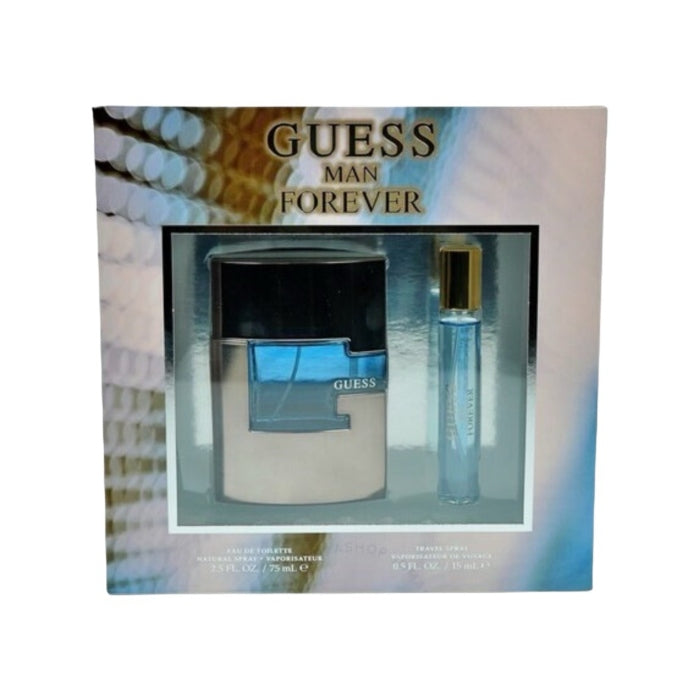 Guess Man Forever Set For Men Eau De Toilette 75ml + Travel Size 15ml ...